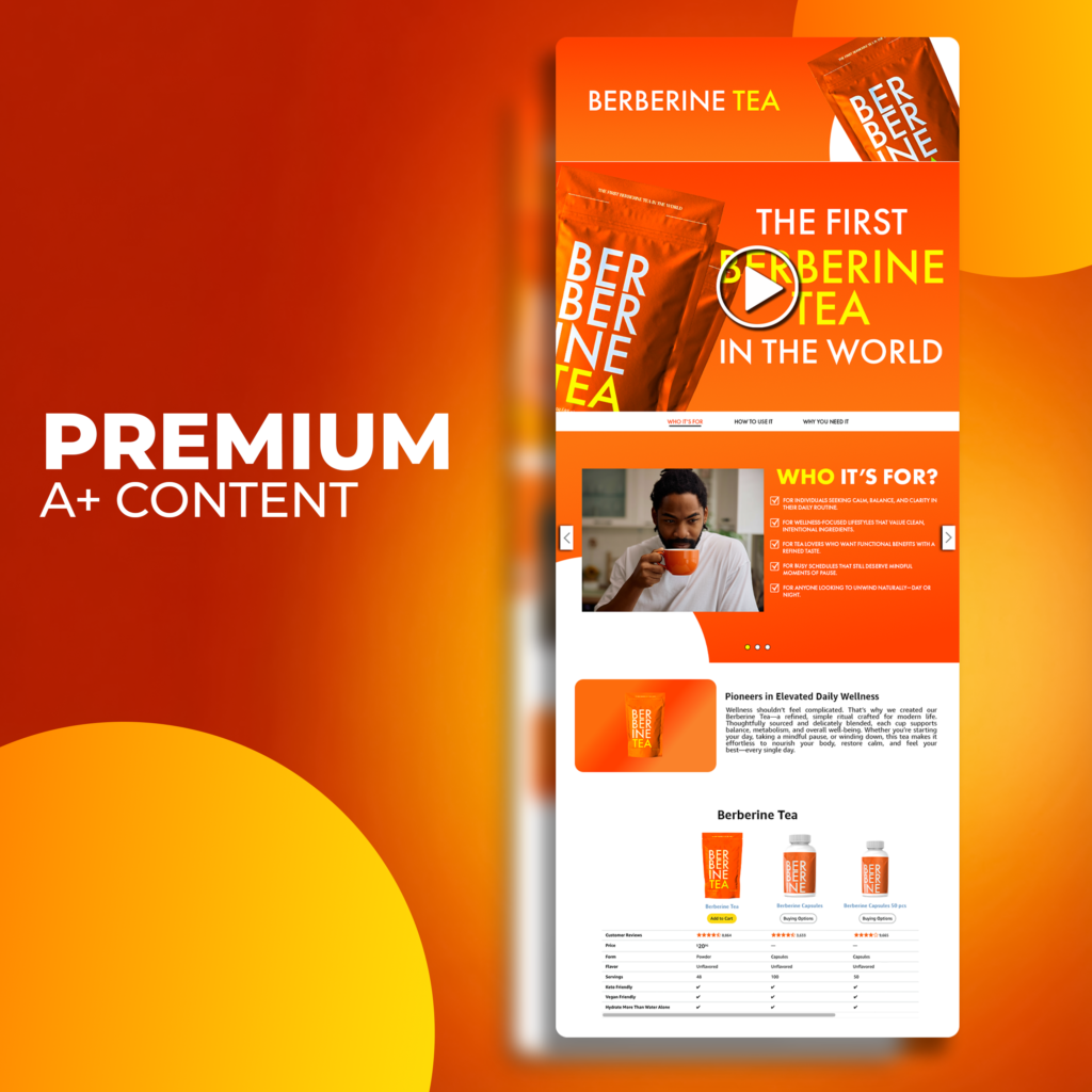 Premium A+ Content Design for Amazon Listings | FBA Creatives